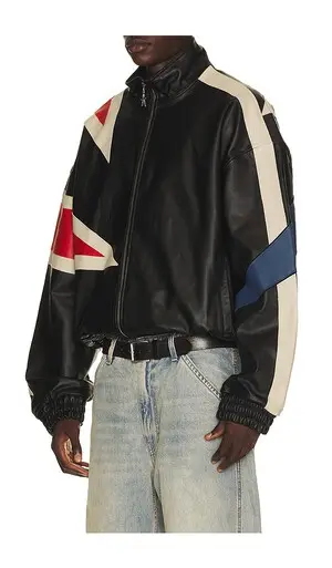 NAHMIAS Mvp Leather Bomber