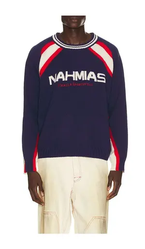 NAHMIAS Miracle Sportswear Sweater In Blue - Cobalt