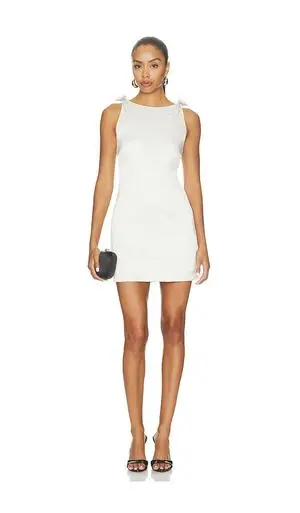 Alejandra Alonso Rojas Mini Dress With Bows In White
