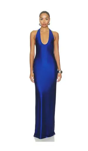 Nbd Naira Gown In Blue