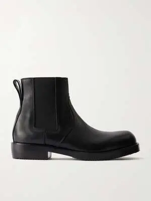 Dries Van Noten Leather Chelsea Boots - Black