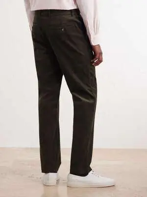Mr P. Slim-fit Straight-leg Cotton-corduroy Trousers