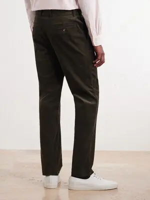 Mr P. Slim-fit Straight-leg Cotton-corduroy Trousers