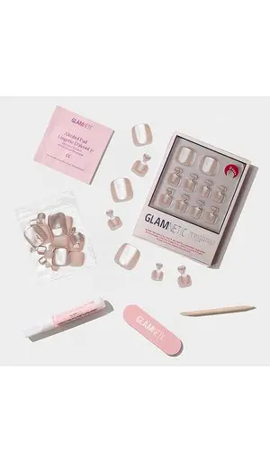 GLAMNETIC Pure Intentions Press-on Toenails In Nude