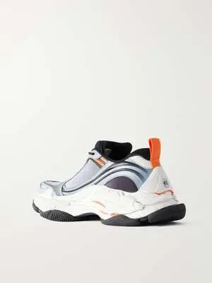 Balenciaga Triple S.2 Rubber-trimmed Mesh Sneakers
