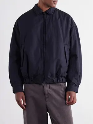 CASEY CASEY Meaux Cotton And Linen-blend Zip-up Jacket