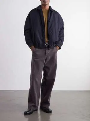 CASEY CASEY Meaux Cotton And Linen-blend Zip-up Jacket
