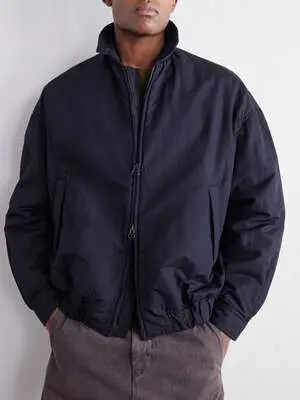 CASEY CASEY Meaux Cotton And Linen-blend Zip-up Jacket