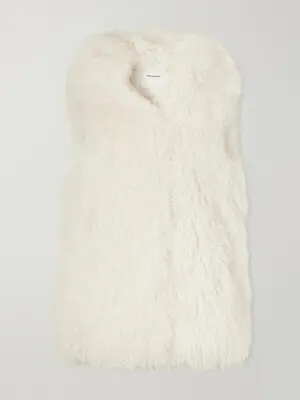 YVES SALOMON Shearling Gilet - Neutrals