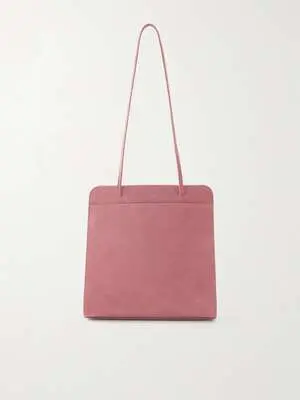 FANE Lisse Suede Tote - Crimson