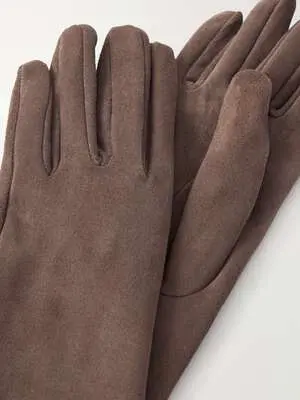 Nour Hammour Suede Gloves