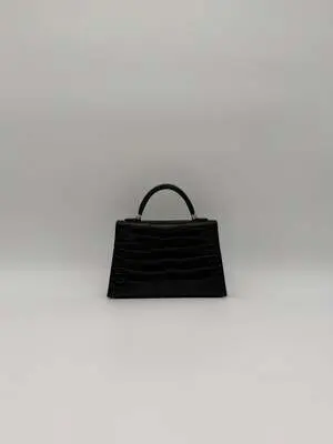 Hermès Mini Kelly Matte Alligator Gold Hardware