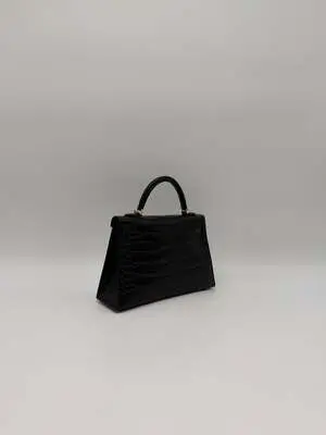 Hermès Mini Kelly Matte Alligator Gold Hardware
