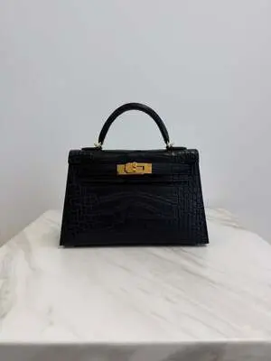 Hermès Mini Kelly Bag - Black