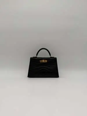 Hermès Mini Kelly Bag - Black