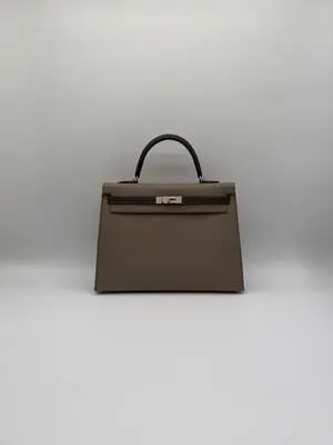 Hermès Kelly Hss Gris Asphalte/ Graphite Epsom Brushed Palladium Hardware