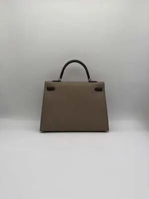 Hermès Kelly Hss Gris Asphalte/ Graphite Epsom Brushed Palladium Hardware