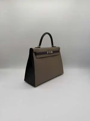 Hermès Kelly Hss Gris Asphalte/ Graphite Epsom Brushed Palladium Hardware