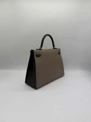 Hermès Kelly Hss Gris Asphalte/ Graphite Epsom Brushed Palladium Hardware