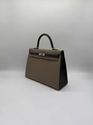 Hermès Kelly Hss Gris Asphalte/ Graphite Epsom Brushed Palladium Hardware
