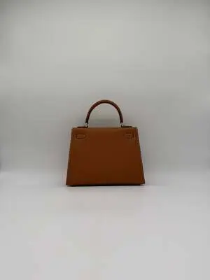Hermès Kelly Gold Epsom Palladium Hardware