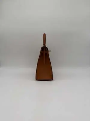 Hermès Kelly Gold Epsom Palladium Hardware