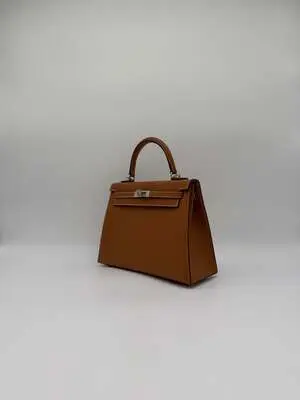 Hermès Kelly Gold Epsom Palladium Hardware