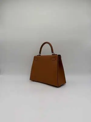Hermès Kelly Gold Epsom Palladium Hardware