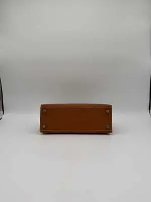 Hermès Kelly Gold Epsom Palladium Hardware