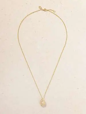 L'ATELIER NAWBAR Bond Drop 18-karat Diamond Pendant Necklace