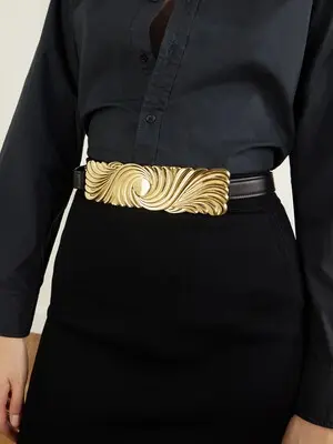 DEHANCHE Laurent Embellished Leather Belt