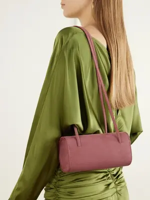 FANE Mie Nubuck Shoulder Bag - Red