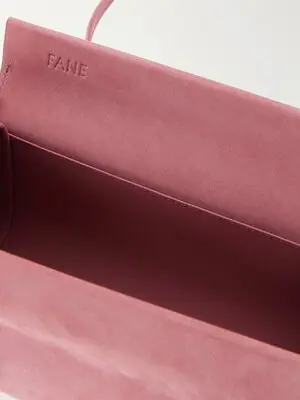 FANE Mie Nubuck Shoulder Bag - Red