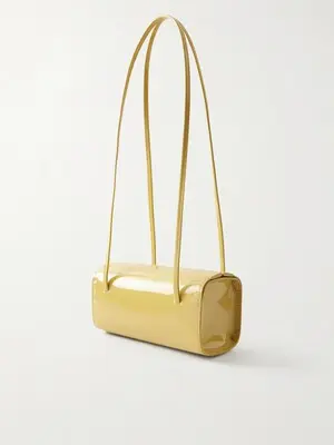 FANE Patent Leather Shoulder Bag - Green