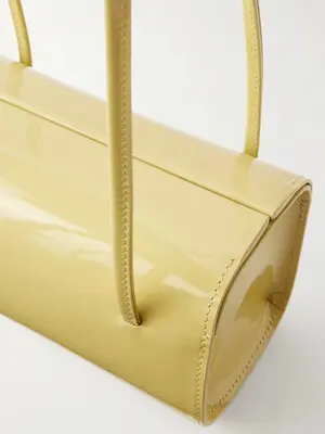 FANE Patent Leather Shoulder Bag - Green