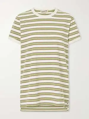 SANDERLAK Striped Cotton-jersey T-shirt