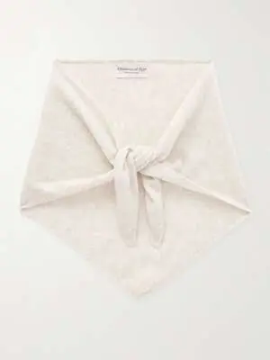 Johnstons Of Elgin Reel Cashmere Scarf - Cream
