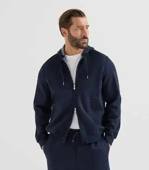 Brunello Cucinelli French Terry Zip-up Hoodie