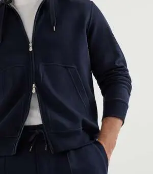 Brunello Cucinelli French Terry Zip-up Hoodie