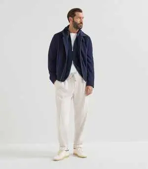 Brunello Cucinelli Cashmere Hooded Cardigan - Blue