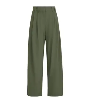 Brunello Cucinelli Tropical Luxury Wool Tailored Trousers