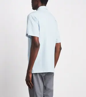 Kjus Pima Cotton Printed Hollow Polo Shirt - Blue