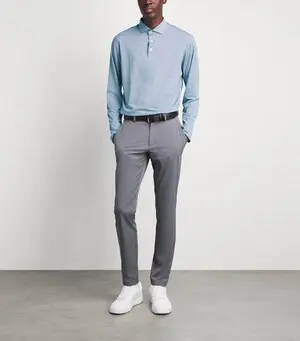 Kjus Stripe Soren Long-sleeve Polo Shirt