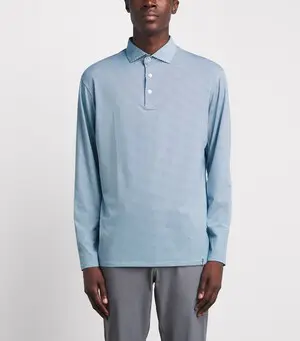Kjus Stripe Soren Long-sleeve Polo Shirt