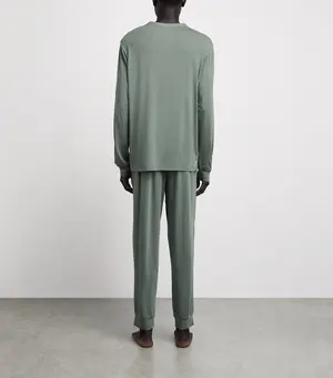 Eberjey Modal Henry Long Pyjama Set