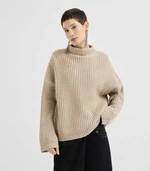Brunello Cucinelli Sparkling Rollneck Sweater