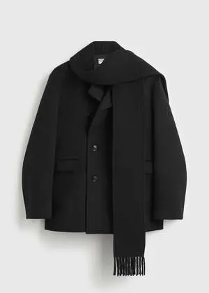 TOTEME Scarf Peacoat