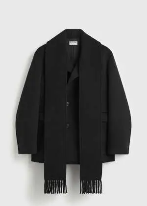 TOTEME Scarf Peacoat