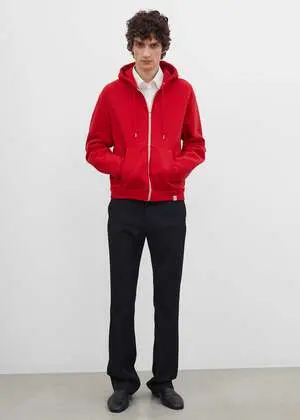 TOTEME Zip Hoodie - Red