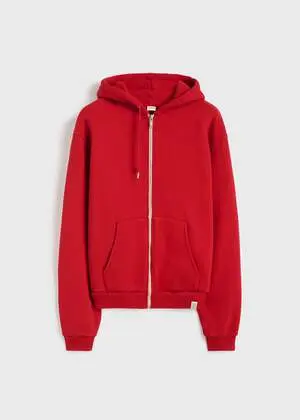TOTEME Zip Hoodie - Red